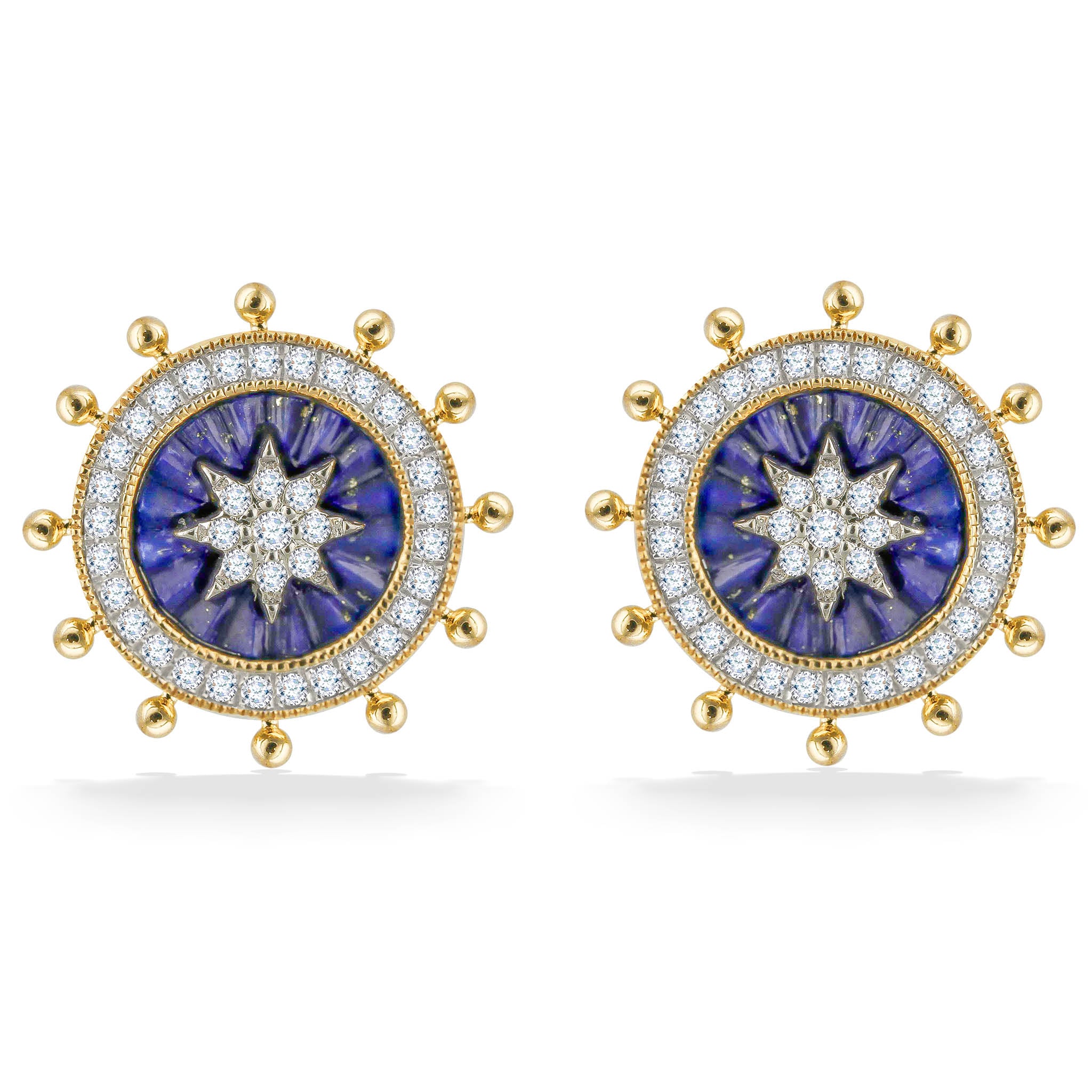 Effy Compass Star Wheel Stud Earrings – Na Hoku