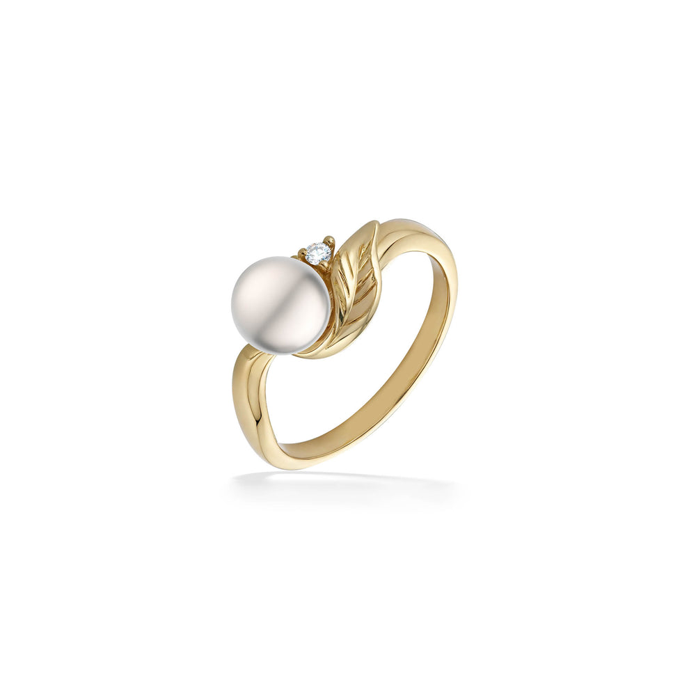Maile Leaf Pearl Ring & Elegant Hawaiian Jewelry – Na Hoku